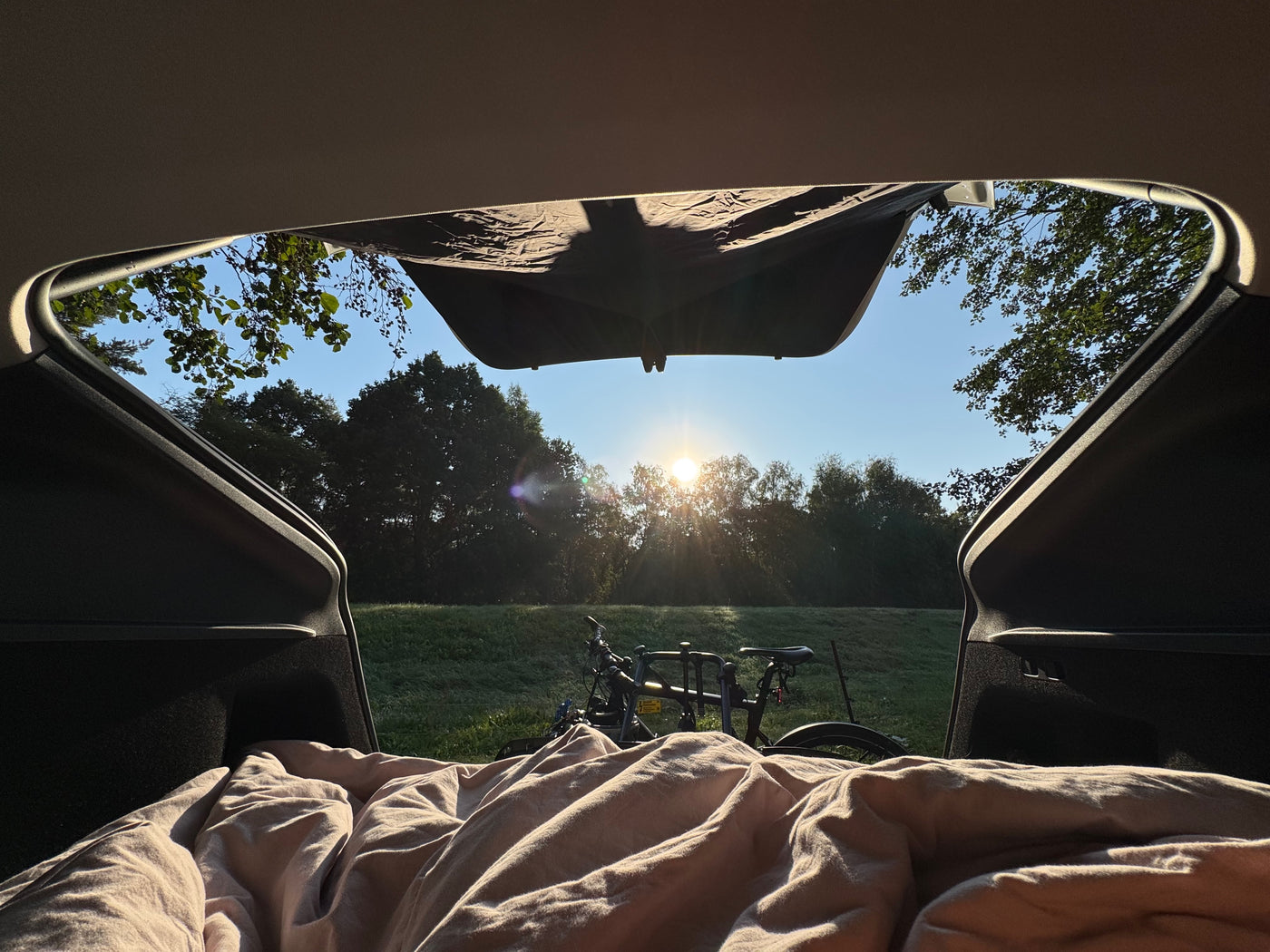 Camping with the Tesla Model Y
