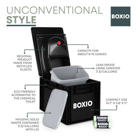Composting Toilet Starter Kit | BOXIO - TOILET MAX+