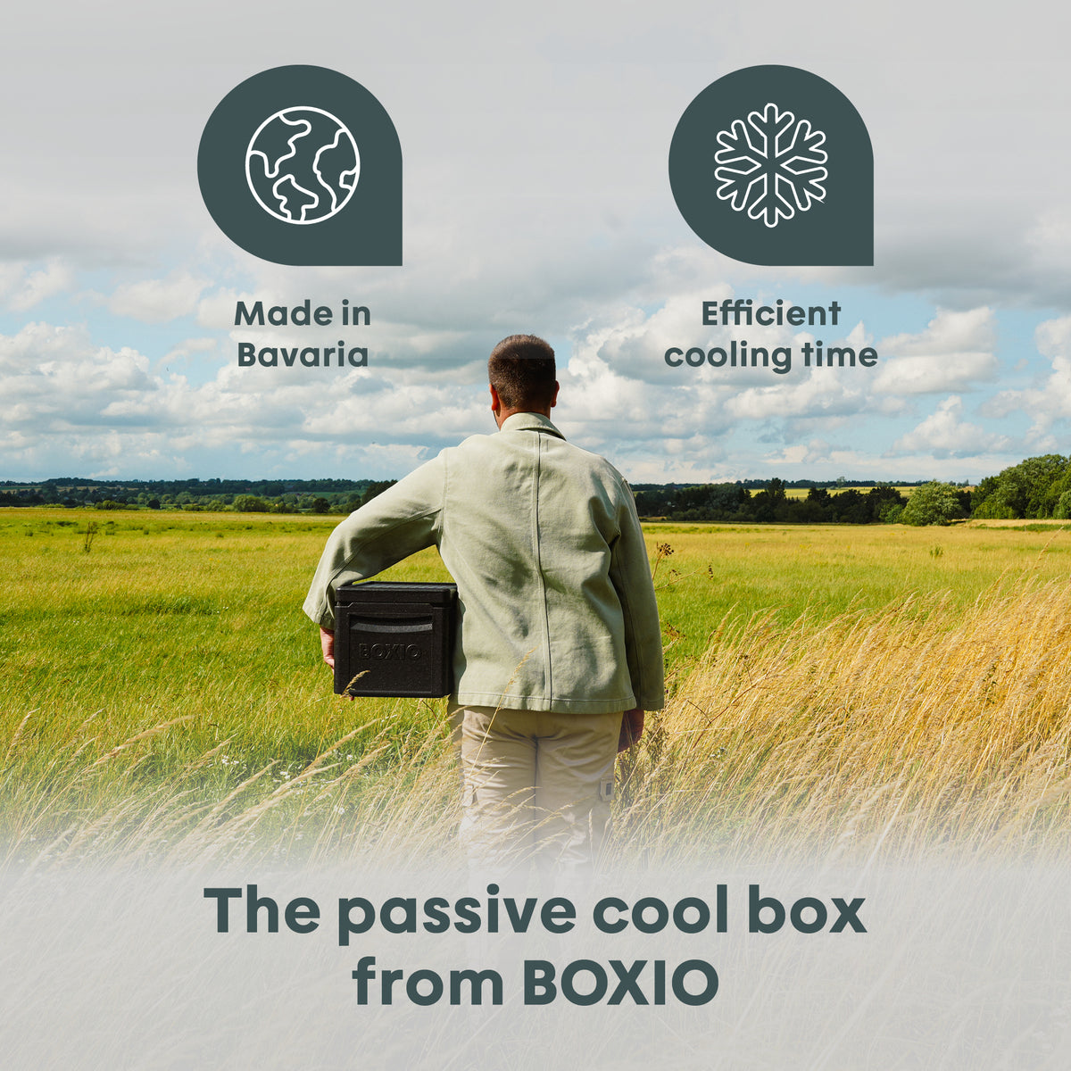 Passive cool box for camping, vanlife & short trips