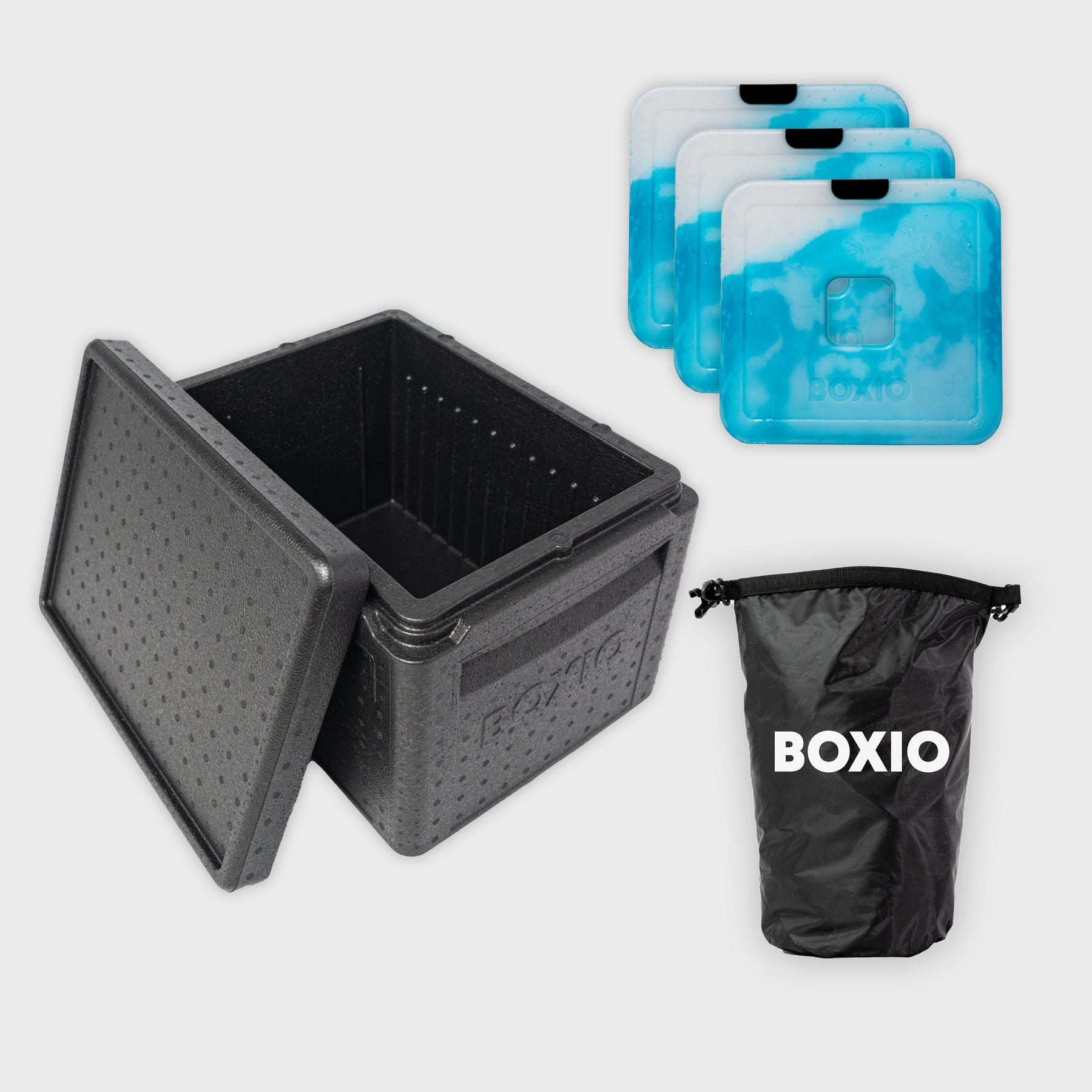 Passive cooler box with High-performance cool packs