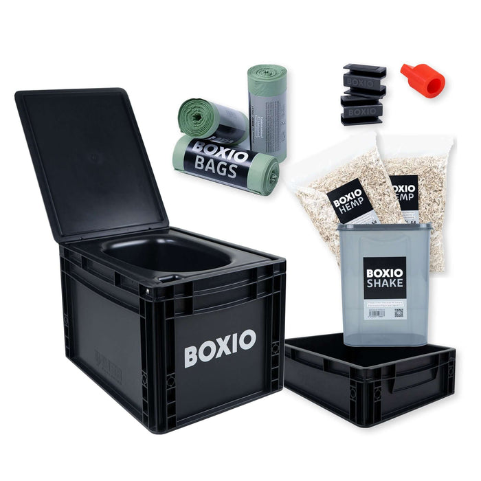 BOXIO - TOILET MAX+ | Composting Toilet Starter Kit With Additional St